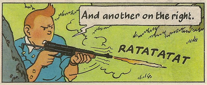 SDAL: Panel Of The Week: Tintin-Flight 714