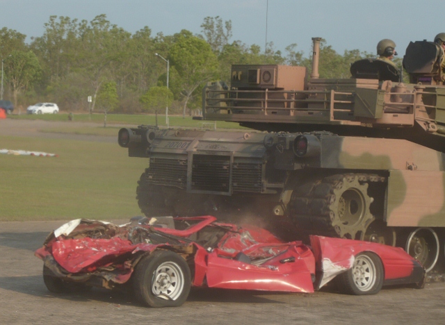 The Gamer's Table: Abrams versus cars.