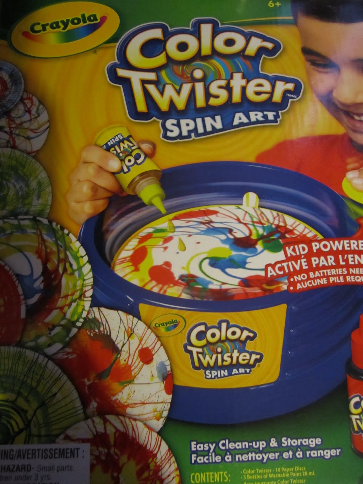 Logan and Kalia's Blog: Crayola Color Twister