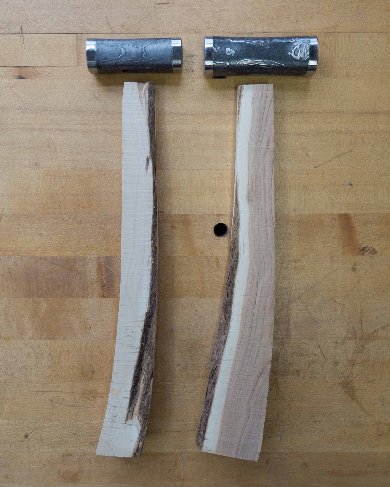 Sauer & Steiner: Re-handling a pair Japanese hammers