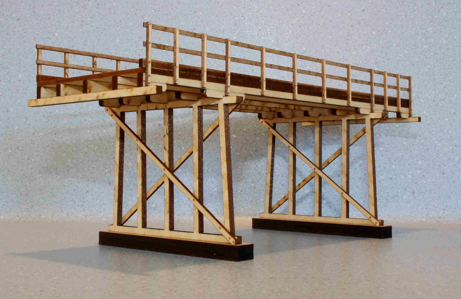 NSWGR Southern Line Layout In A Shed: Double Track Span Timber Road ...
