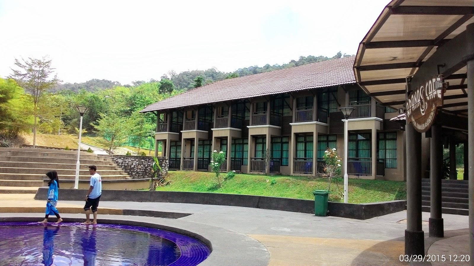 Holiday with family: Pool view Resort Ulu Legong Hot Spring