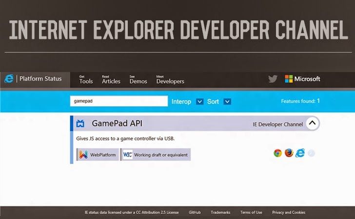 Internet Explorer Developer Channel - Early Access to Next-Generation ...