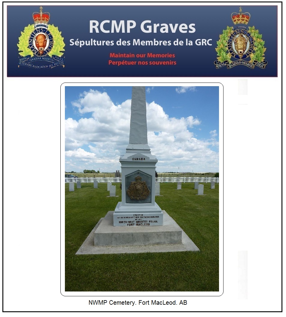 RCMP/GRC Grave Discovery & Information Website: www.rcmpgraves.com: 2015