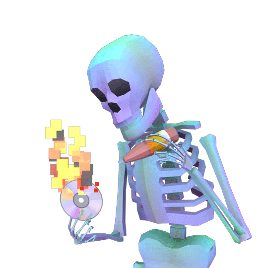 Twerking Skeleton Gif