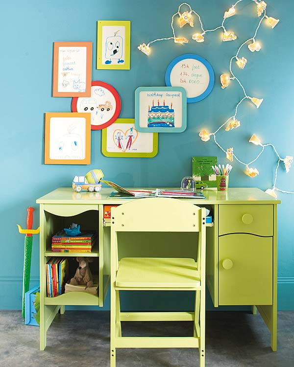 the boo and the boy: Desk spaces for kids