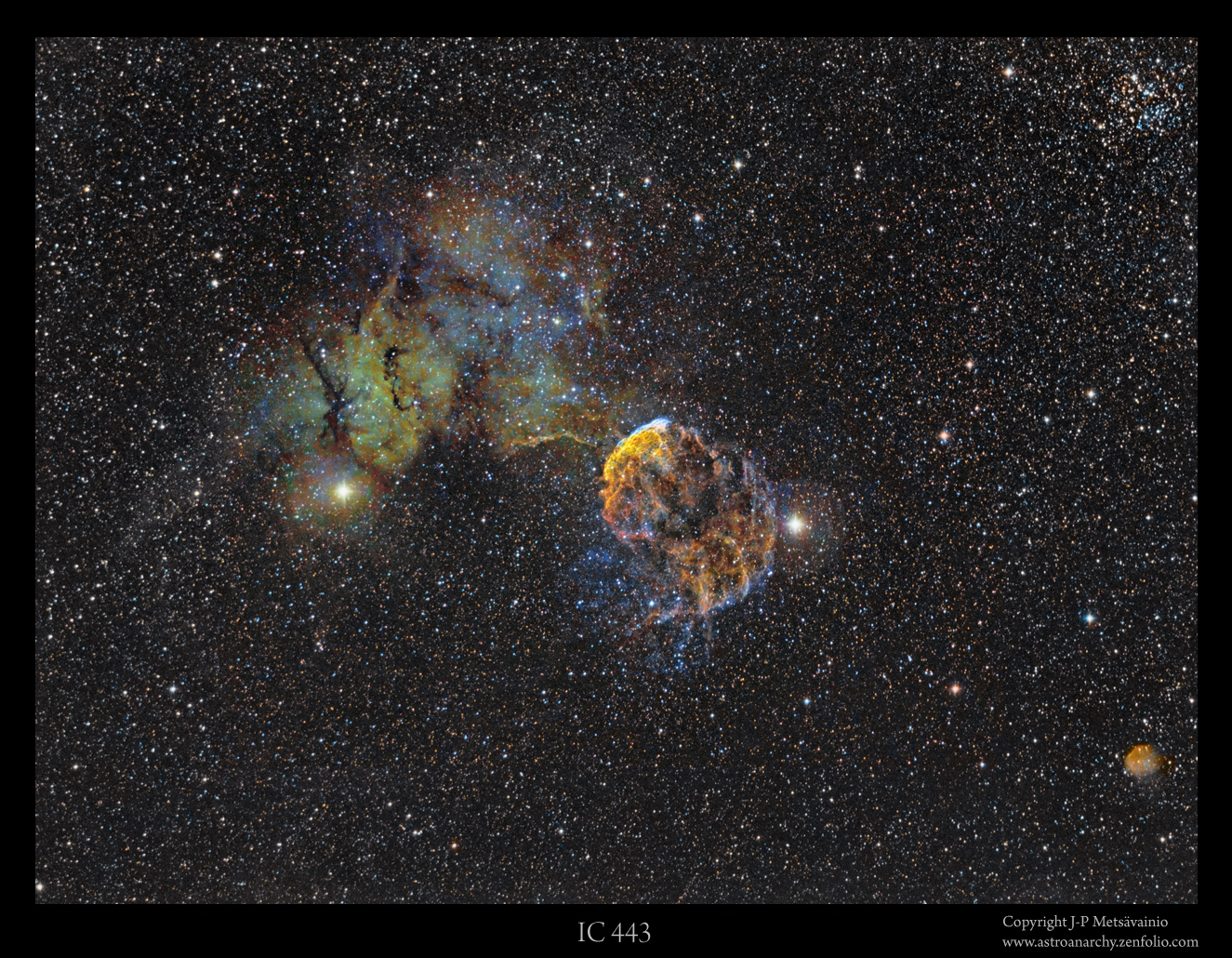 Astro Anarchy: IC 443, a supernova remnant reprocessed