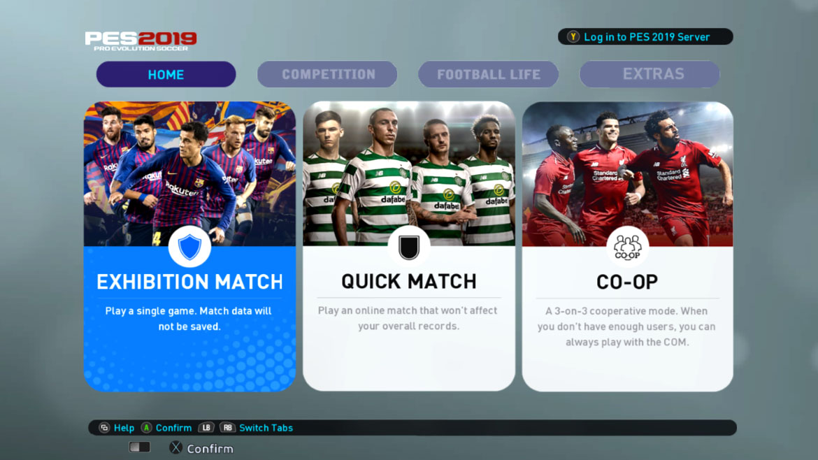 PES 2013 Theme PES 2019 Official Graphic Menu ~ PESNewupdate.com | Free ...