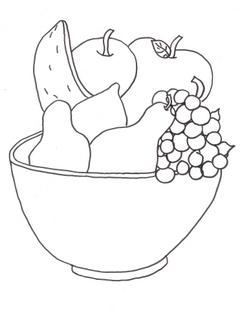 Düş Kanyonu : Meyve ve Sebze Boyama Sayfaları