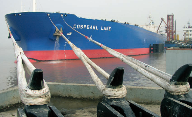 Docking with fiber mooring lines takes 30-90 minutes instead of 240 ...