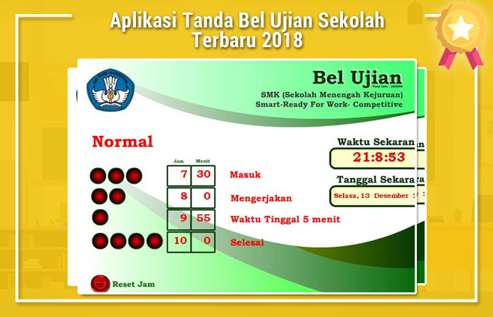 Aplikasi Tanda Bel Ujian Sekolah Terbaru 2017 - Ujian Sekolah SD/Mi