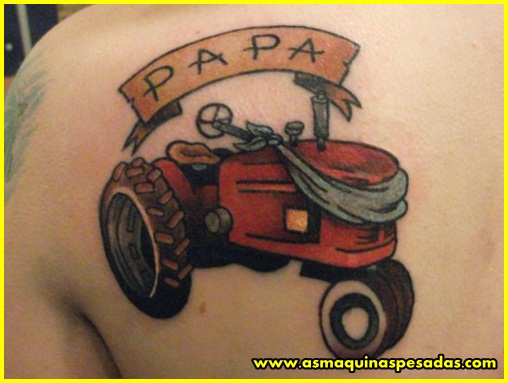 Tatuagem de trator!
