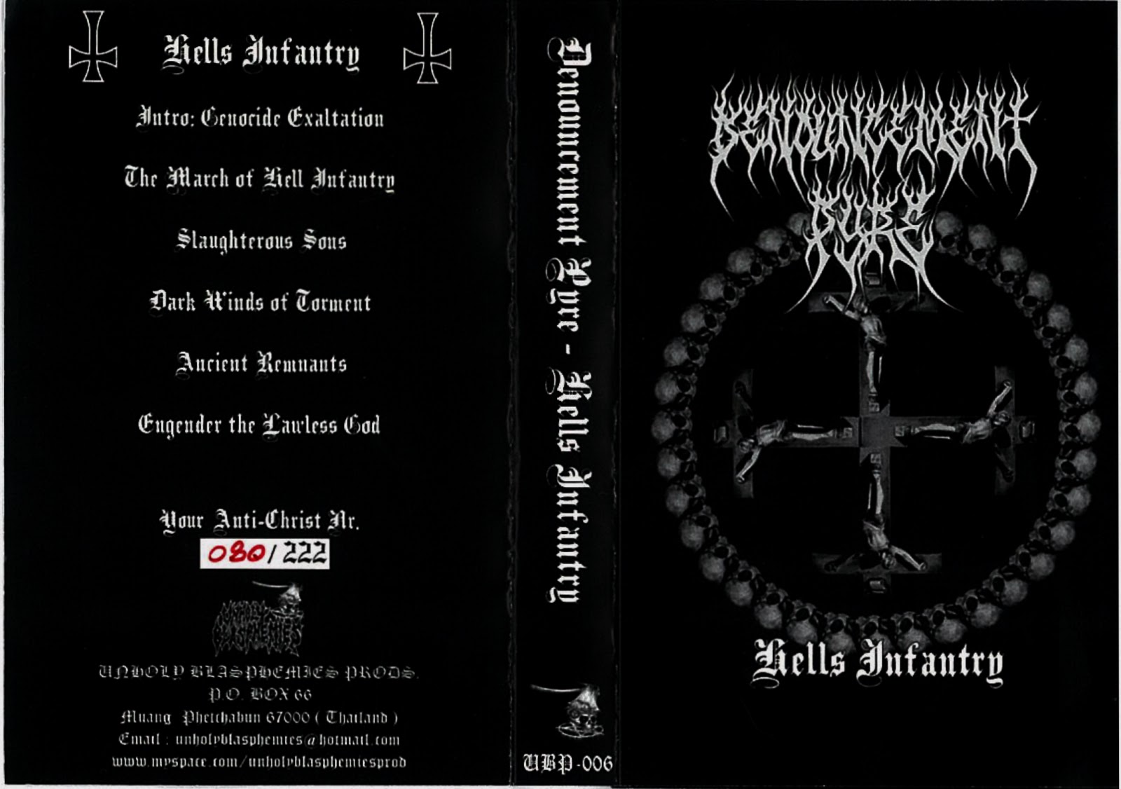 MetalReignSupreme: DENOUNCEMENT PYRE - DISCOGRAPHY