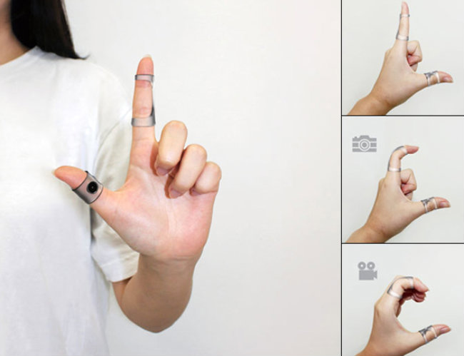 Designer cria câmera digital para os dedos | E-deias
