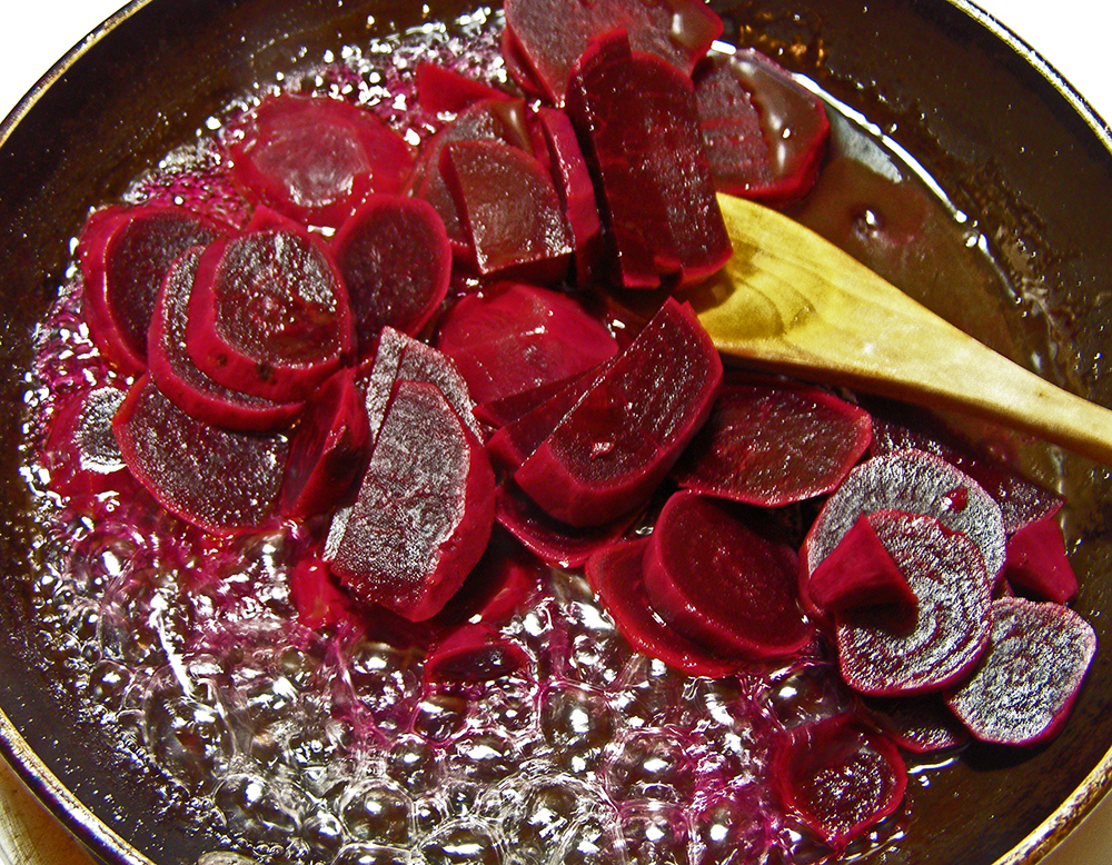 Seasonal Eating: Old School Harvard Beets with Beet Greens