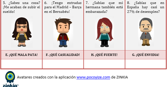 ONLINE SPANISH: HAY QUE SABER REACCIONAR