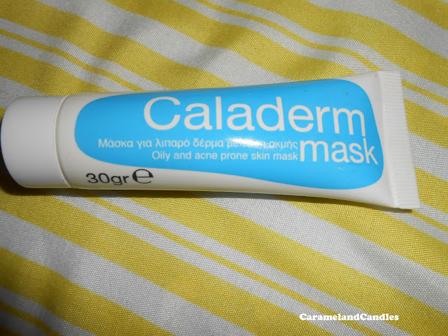 Caramel & Candles: Review: Caladerm face mask
