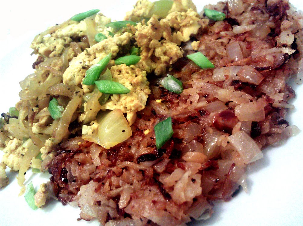 A Profound Hatred of Meat: Jicama Hash Browns, Denver Scramble
