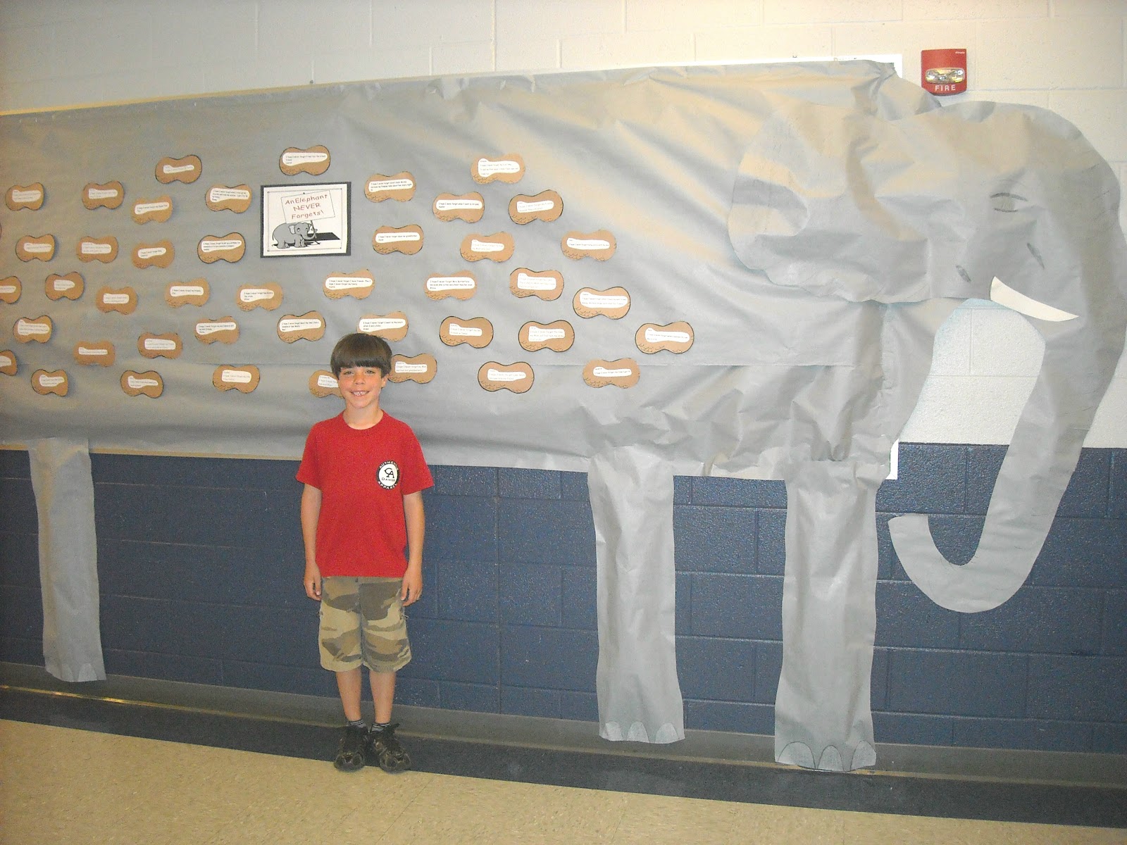 Mrs. Butterfield's First Grade: Elephant 3D Bulletin Board