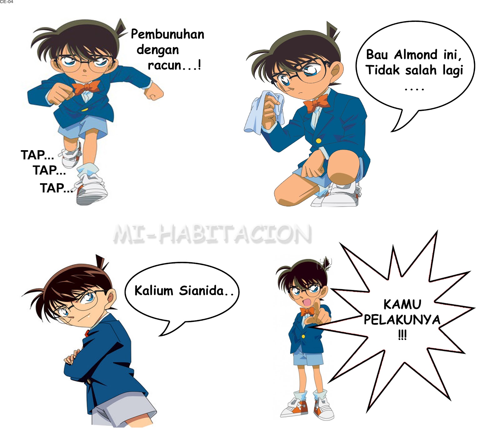 mi habitación: Kalium Sianida, Si Tersangka Utama