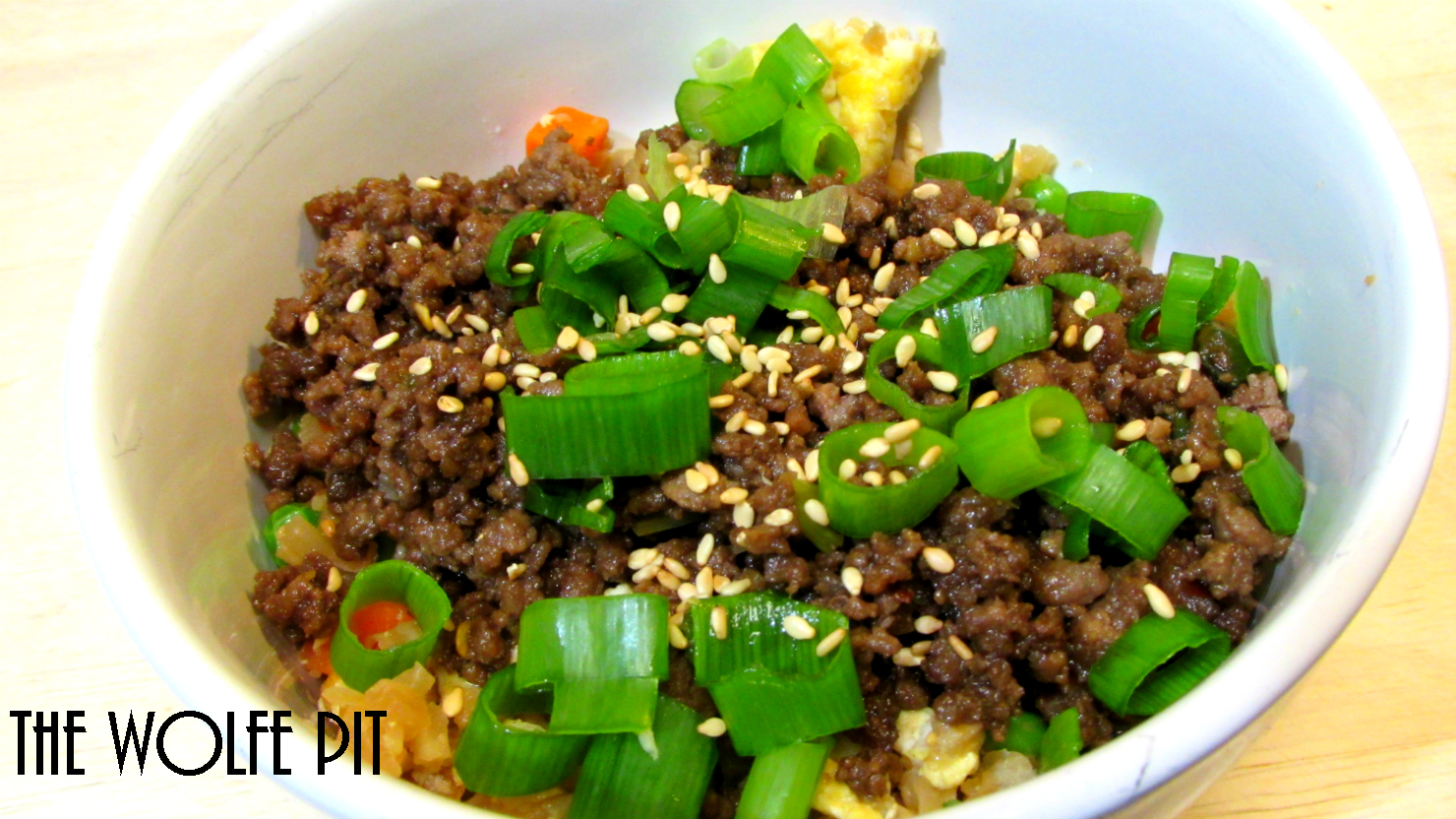 The Wolfe Pit: Korean Beef and Fried Rice Bowl - How to Make Korean ...