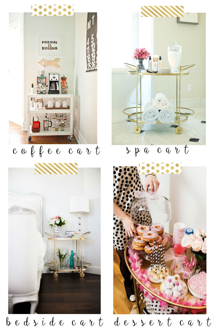 Bar Cart 101 - Strawberry Chic