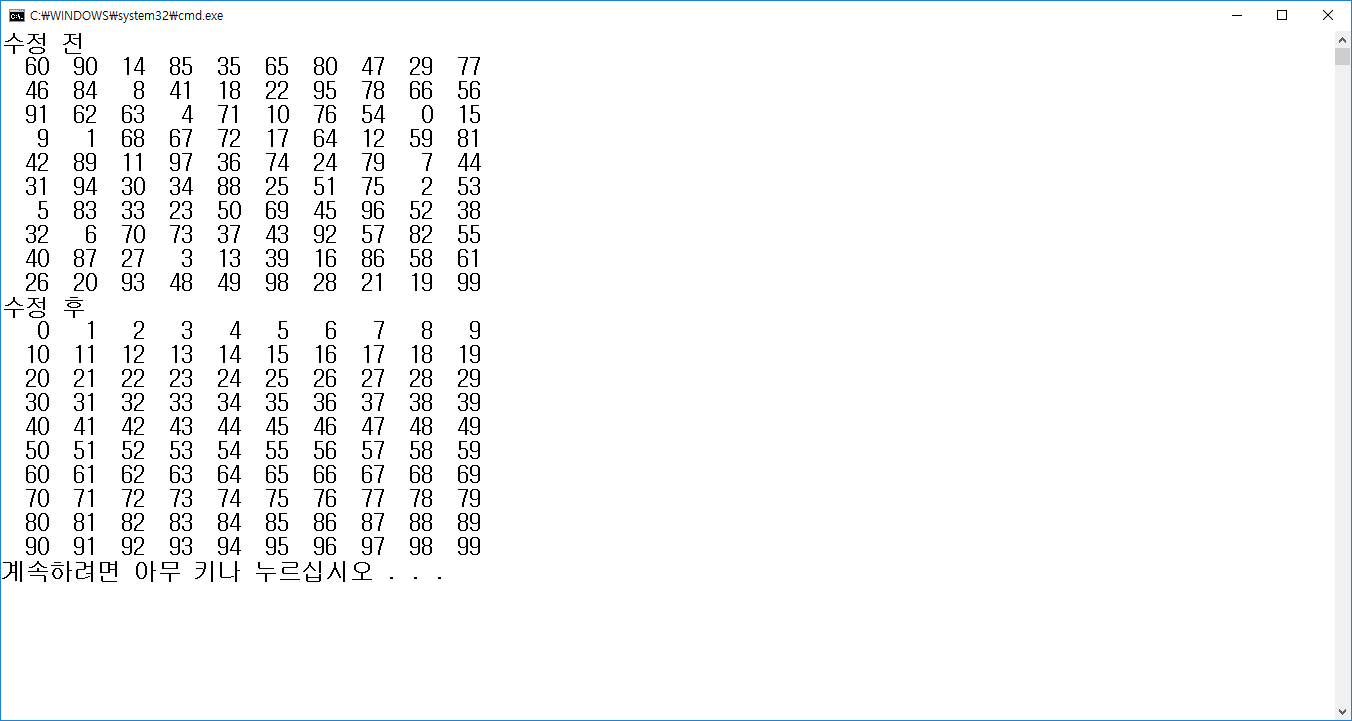 삽입 정렬 알고리즘insertion Sort Algorithm
