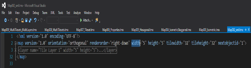 James Unity tutorials: Tile Map XML Tutorial Tiled Map Format