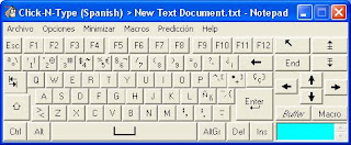 Tecnologías digitales en salud y/o kinesiología: Click-N-Type