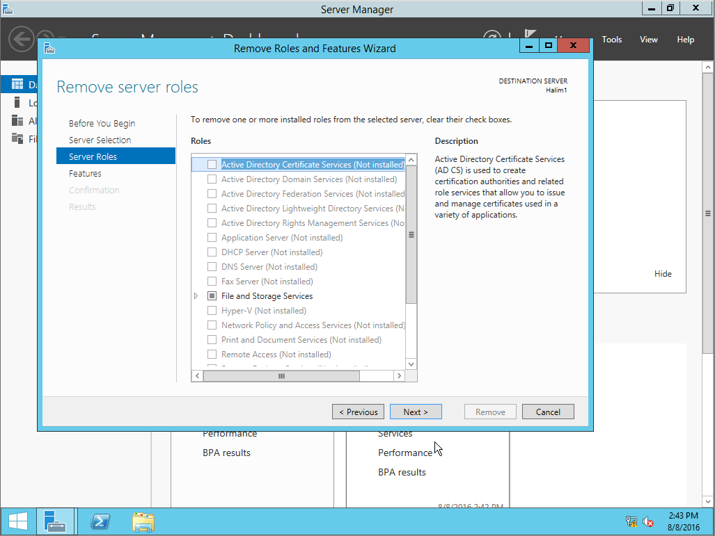 Mengubah Server GUI ke CORE pada Windows Server 2012 ~ Blog Abdul Halim