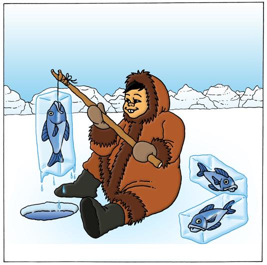 Els esquimals: 6.Què mengen?