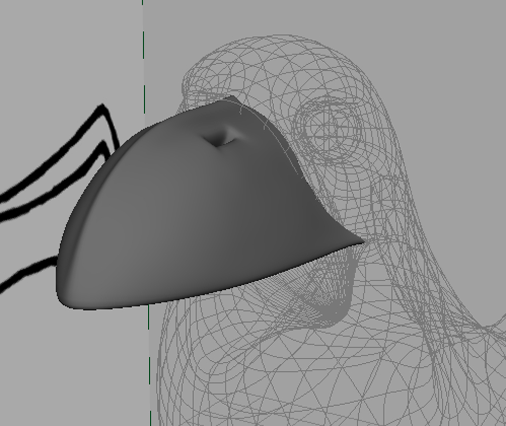 Shahbir's Artwork and Other Things: Final Project part 11: Bird 3D Model