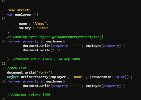Information Systems: JavaScript Properties