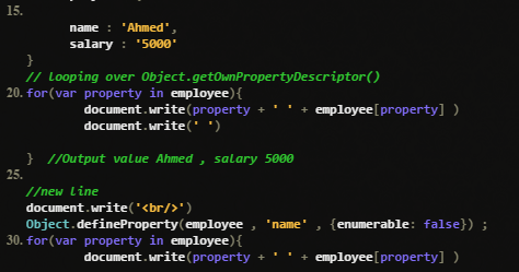 Information Systems: JavaScript Properties