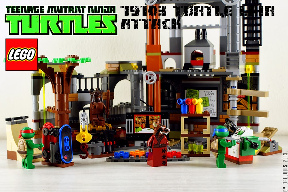Opelouis's Toys Collection: LEGO TMNT 79103 Turtle Lair Attack。