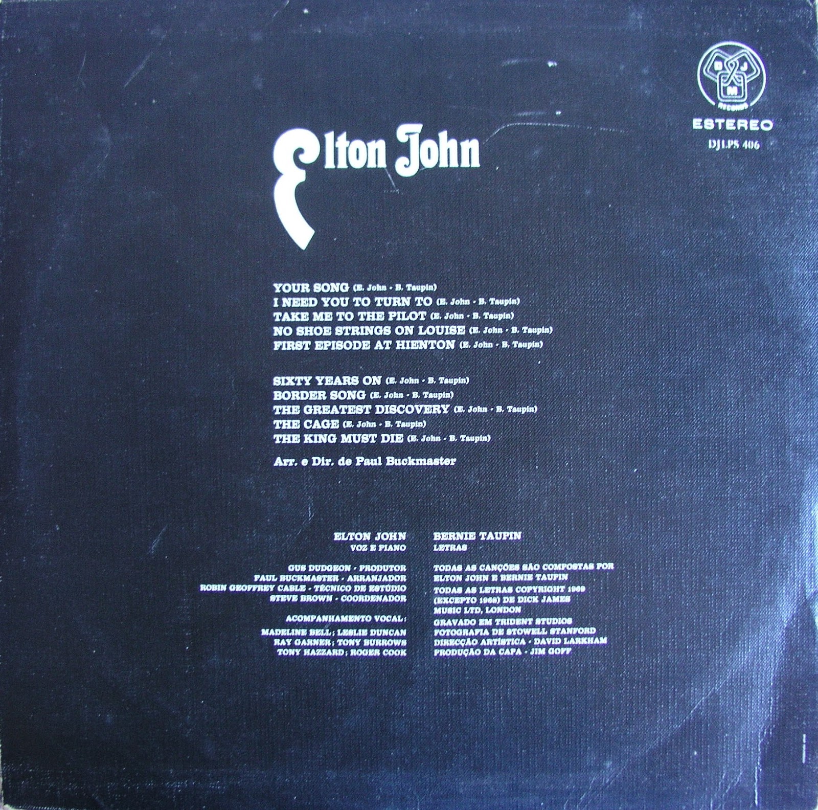 Regresso ao Passado: Elton John - Your Song