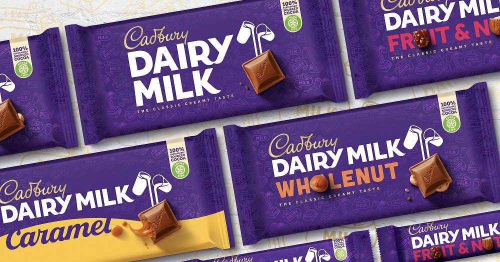 Cadbury New Global Brand Identity on Packaging of the World - Creative ...