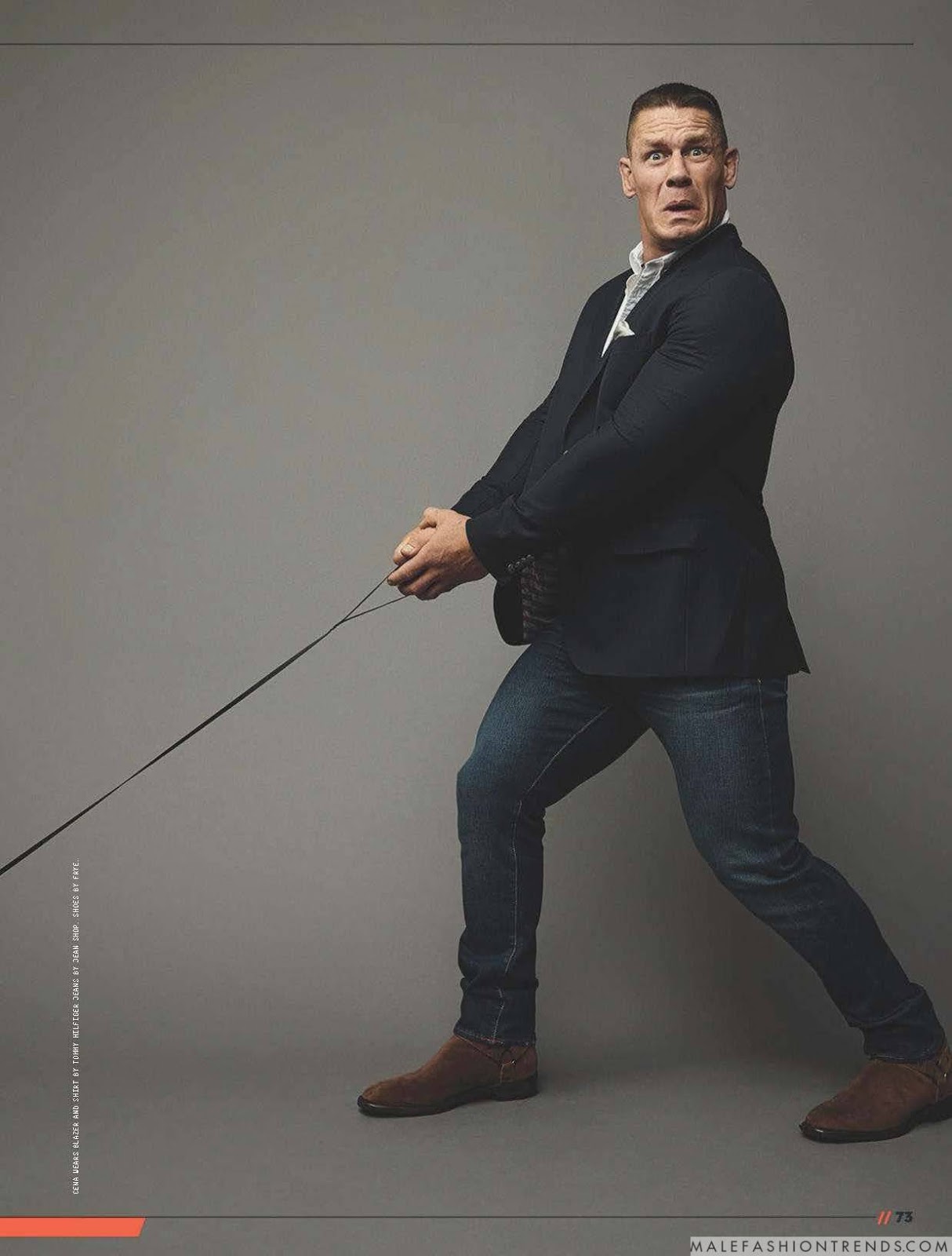 John Cena para Men's Journal Magazine por Art. Streiber