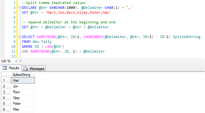 SQL Server Questions and Answers: What is Tally Table in SQL Server?