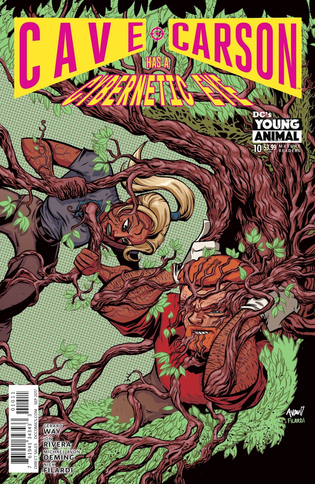 Weird Science DC Comics: PREVIEW: Cave Carson Has a Cybernetic Eye #10