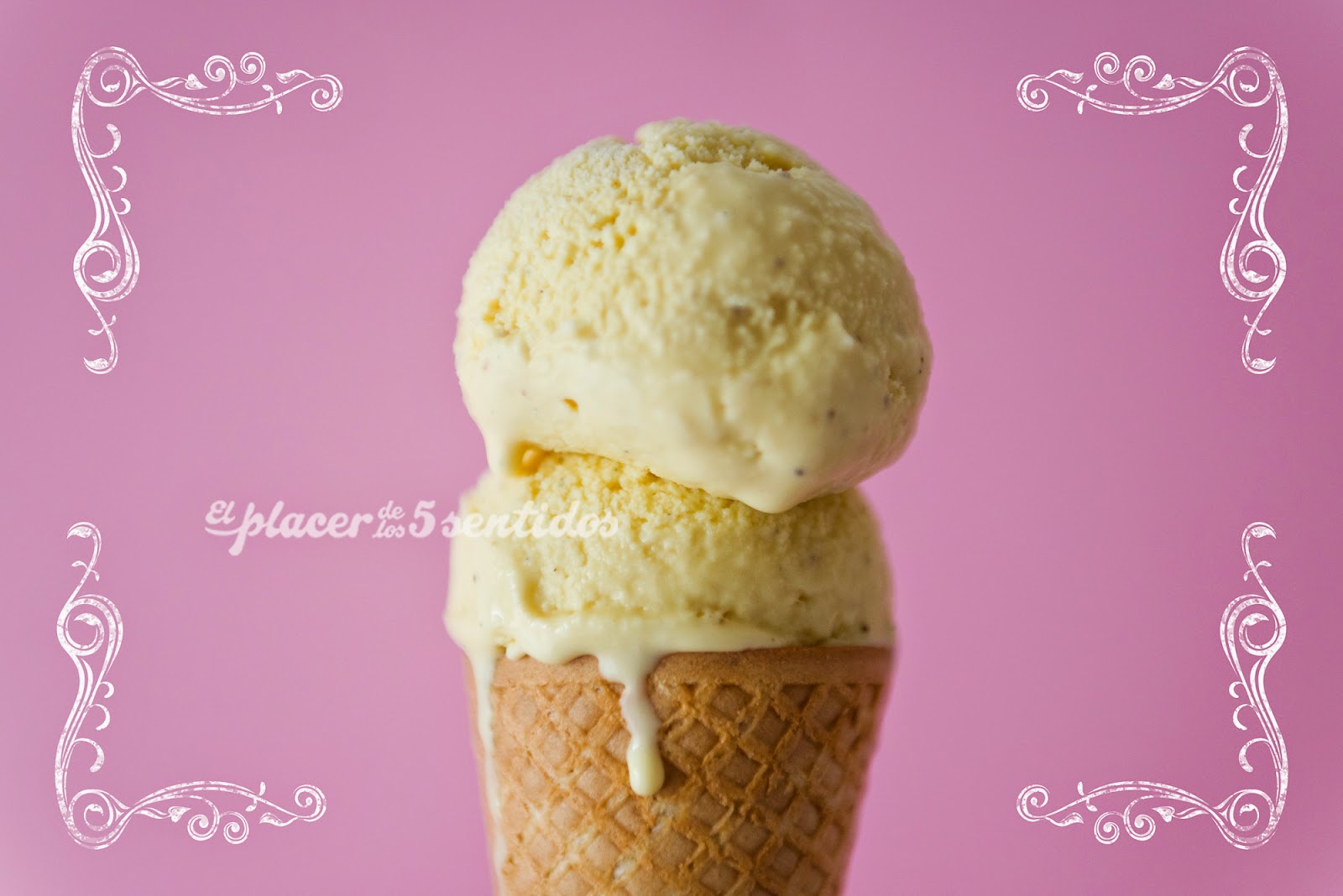 EL PLACER DE LOS CINCO SENTIDOS: HELADO DE VAINILLA