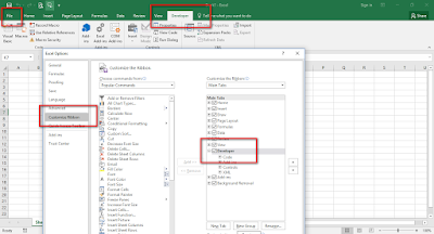 Cara Memunculkan Tab Developer di Excel 2016 | Belajar Excel Sampai Ahli