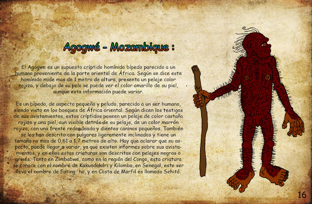 ARBOLESCENCIAS TELÚRICAS: AGOGWÉ. -CRIPTIDO DE LAS SELVAS AFRICANAS