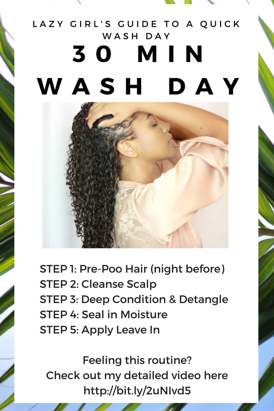 Lazy Wash Day Routine for Fine Curly Hair