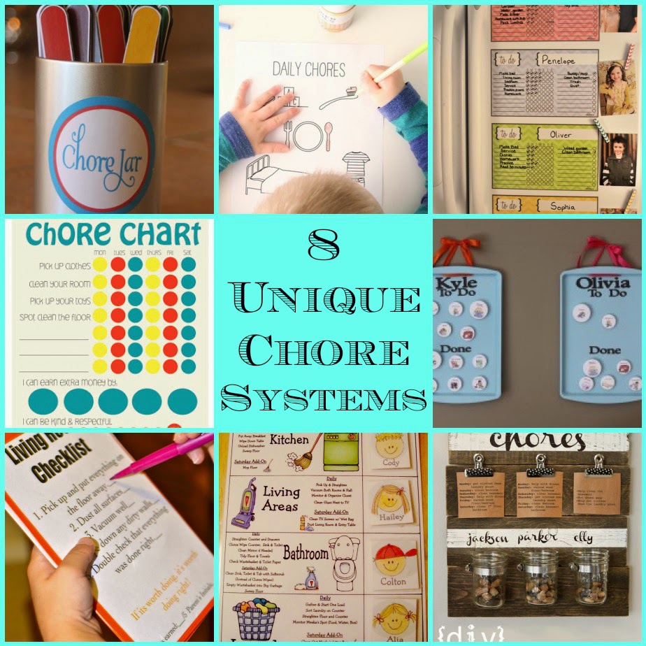 8 Unique Chore Charts & Chore Systems | Harvey Ever After