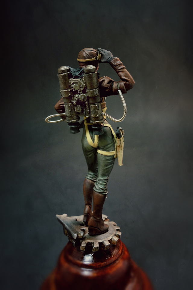 Captain Amelia Steam- Sky Pirate | planetFigure | Miniatures