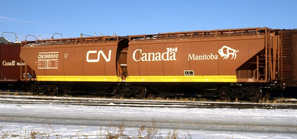 Trackside Treasure: CN 398000 Articulated Grain Car