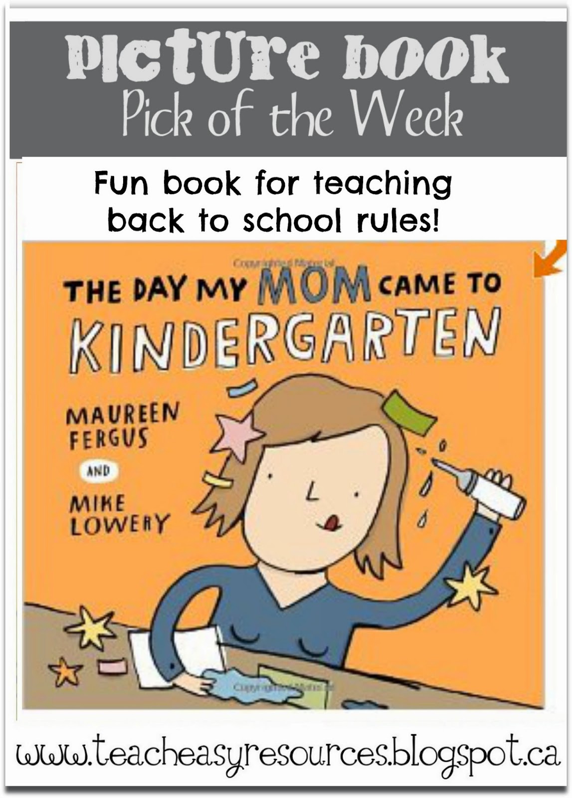 Teach Easy Resources: Fun Picture Book for Back to School!