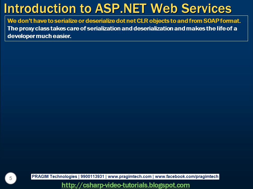 Sql server, .net and c# video tutorial: Part 2 - Consuming a web service