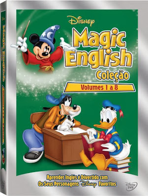 Disney Club: DVD "Disney - Coleção Magic English - Volumes 1 ao 8"